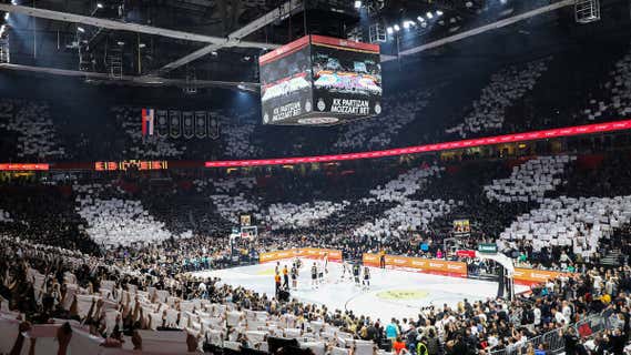Así se vive el Partizan-Real Madrid desde el interior del Stark Arena ...