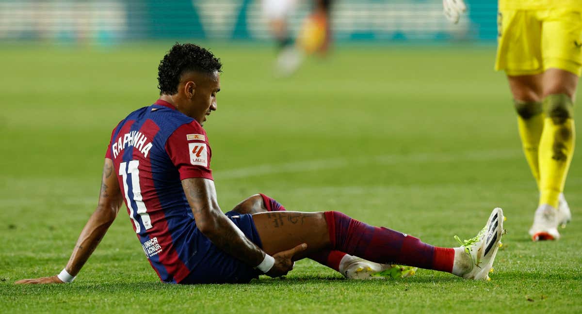 Lesión de Raphinha: qué tiene y cuánto tiempo estará de baja | Relevo